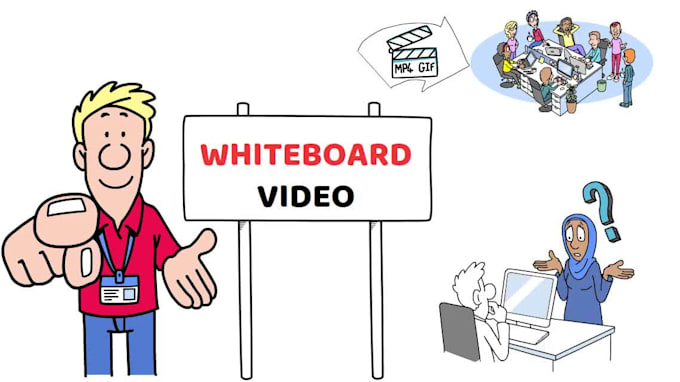 Create custom whiteboard animation video, youtube explainer, skool ...