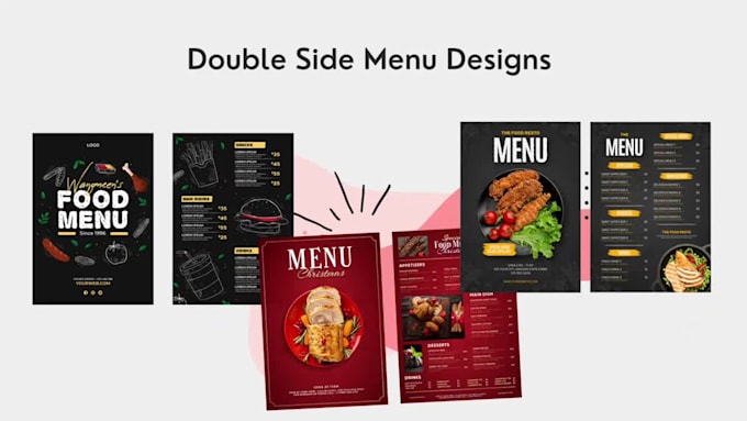 Design professional and unique restaurant food menu by Avinoneditz | Fiverr
