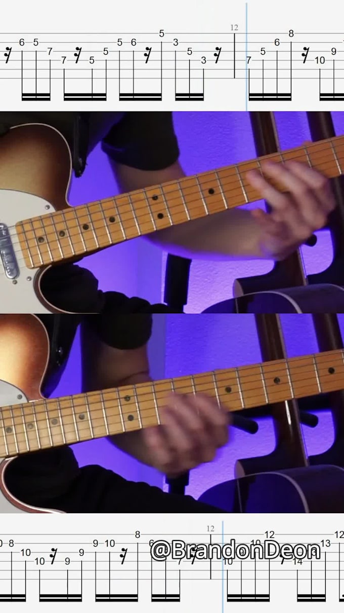 Create a tab or sheet for your music reel video and sync it by ...