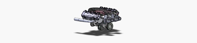 Do 3d modeling of 6 cylinder engine on solidworks by Ahmarkhan18 | Fiverr