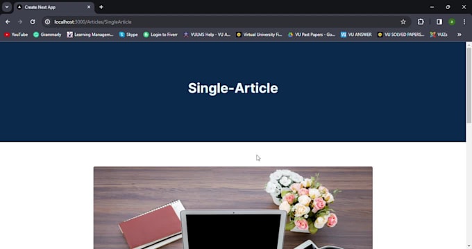 Create advanced next js,reactjs web applications with strapi cms by Miabdurrehman | Fiverr