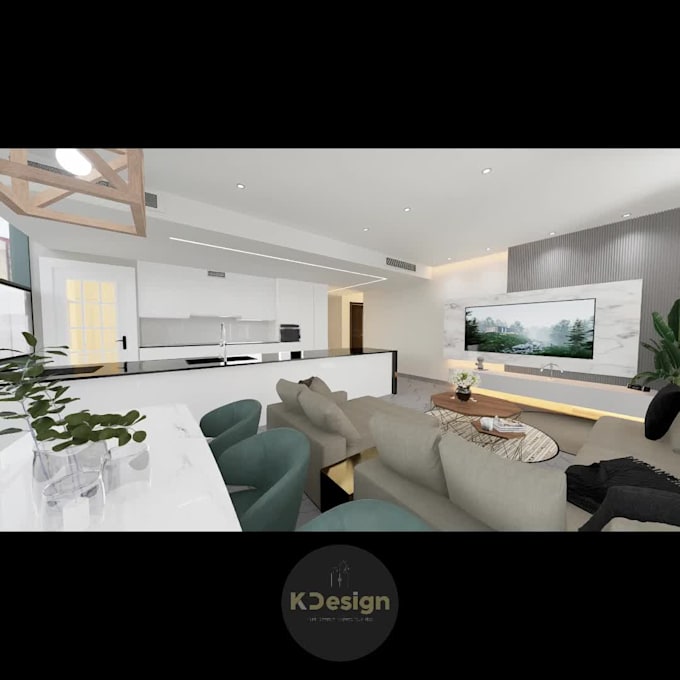 Do a realistic interior 3d renders by Minimpower | Fiverr