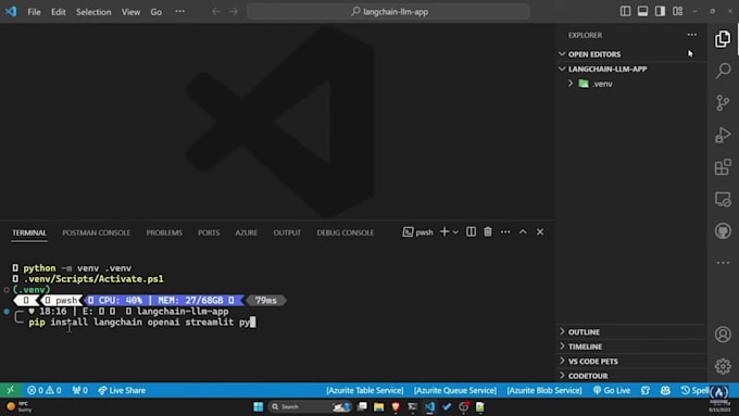 Develop ai application ai chatbot with langchain llms openai chatgpt ...