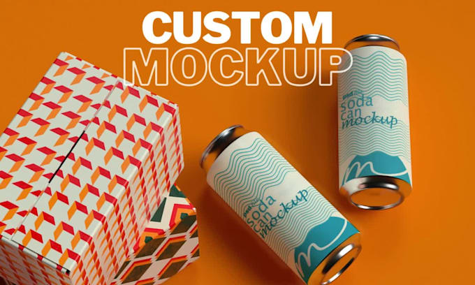 2d 3d box, packaging, bottle mock up and create ai images by Nr_safa ...