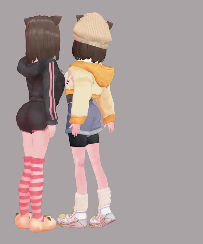 Create custom vrchat avatar, furry, 2d vtuber model and rig with live2d ...
