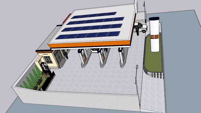 Design solar pv system on sketchup and helioscope, with boq by Talha ...