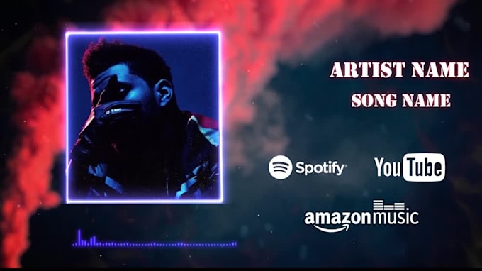 Make a stunning music visualizer and audio spectrum by Owaissriaz | Fiverr