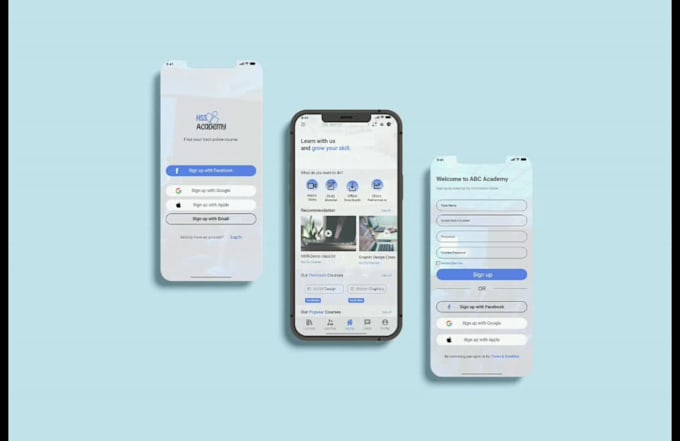 Create modern mobile app ui ux design in figma or adobe xd by St_design ...