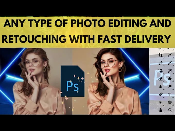 Do any type of image edits, modifications by adobe photoshop by ...