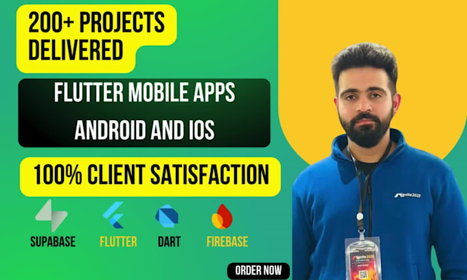 Develop mobile app using flutter, flutter flow, supabase, and firebase, glide by Amirsohail586 ...