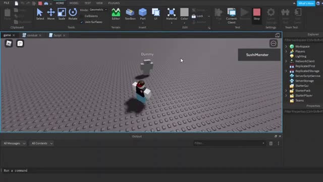 Script and animate combat movement for your roblox game by Clarahosh | Fiverr