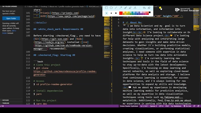 Design your github profile to the next level by Hanzz_07 | Fiverr