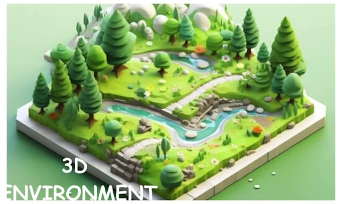 Design 3d game environment in unity and blender, 3d game props, 3d environment by Johnicome | Fiverr