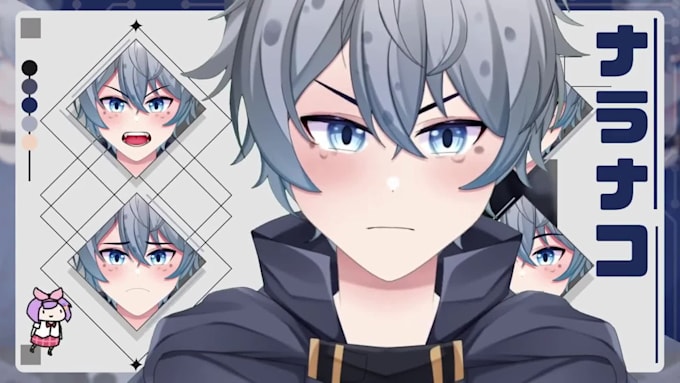 Draw and rig live2d vtuber model, live2d vtuber rig, facerig with pro ...