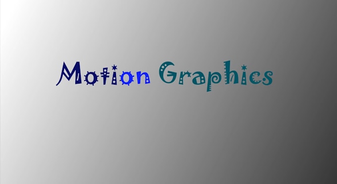 Create a custom motion graphics animated logo intro by Mobasser91 | Fiverr