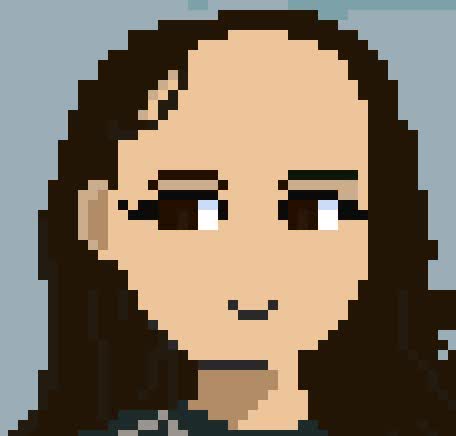 Pixel art you with a blinking animation profile by Mcjim_ | Fiverr