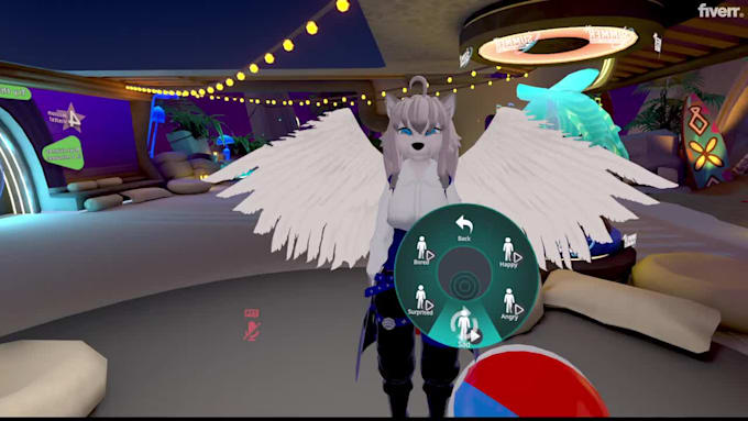 Make custom vrchat furry avatar, 3d model or 3d vtuber for vrchat game ...