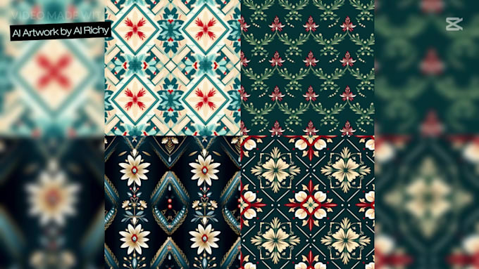 Create seamless ai patterns for fashion design etsy pod by Richybyrne ...