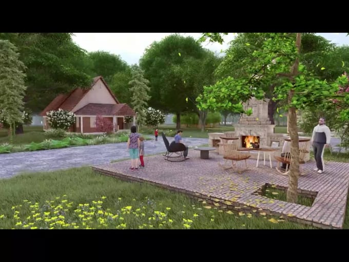 Create 3d architectural walkthrough animation with realistic ... Create 3d architectural walkthrough animation with realistic ...