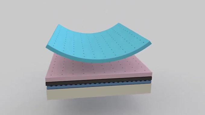 3d mattress animation 3d bed animation 3d interior design sofa product ...