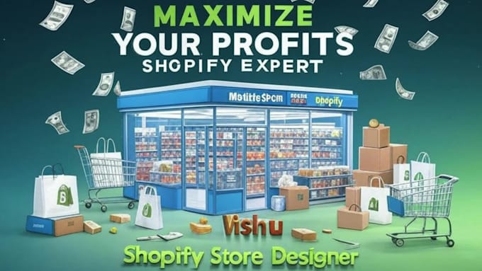 Design a high converting shopify store with premium features by Vishuchoudhary9 | Fiverr