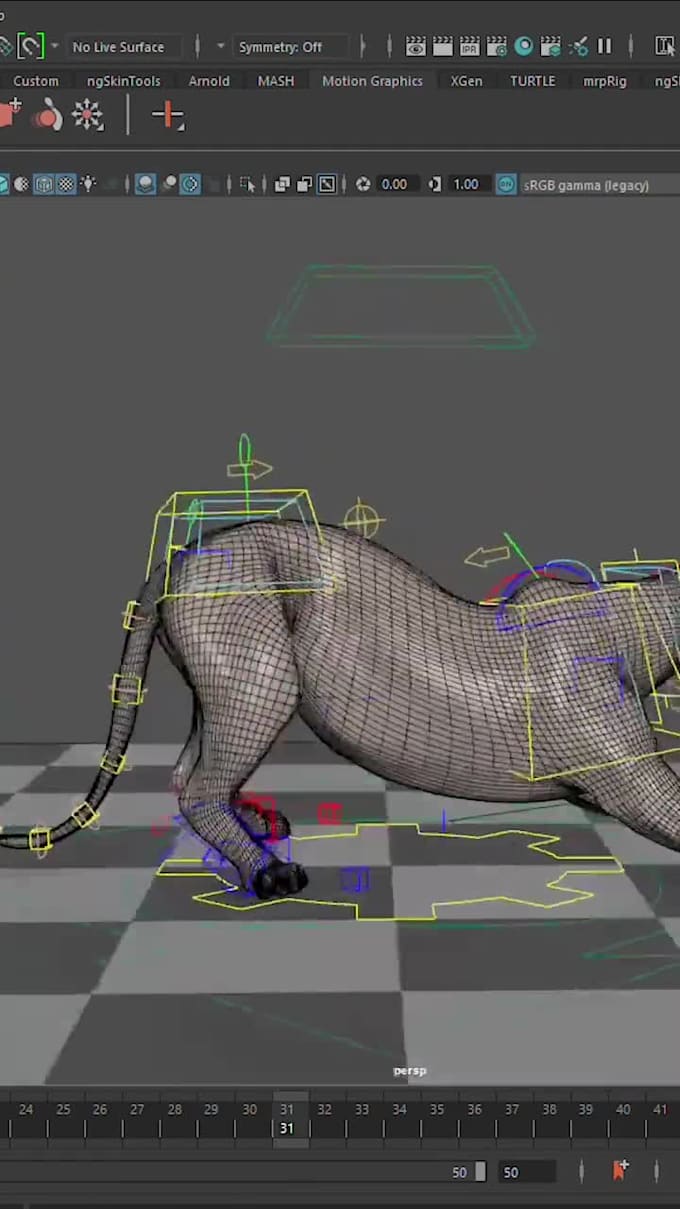 Rig 3d model, character, creatures, animal, for maya , unity and unreal engine by Bamidele ...
