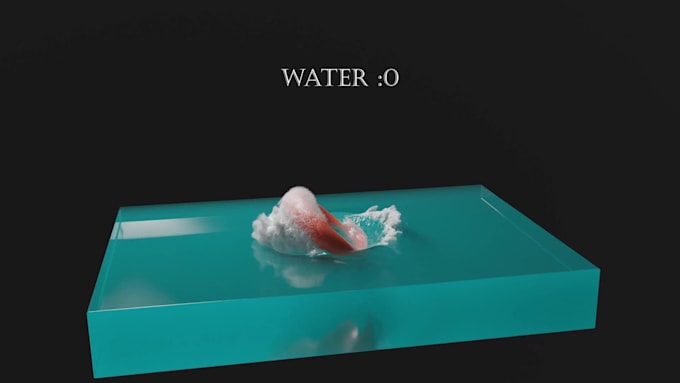 3d fluid vfx 3d water simulation 3d product animation 3d water product ...