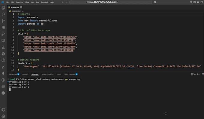 Build a custom python web scraper by Serbestyaz | Fiverr