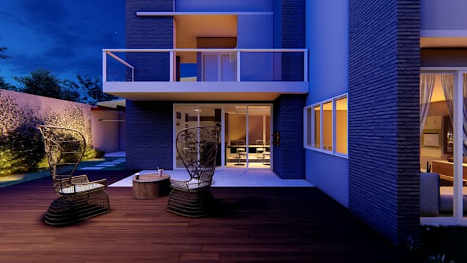 Create 3d architectural rendering and 3d visualization by Rafaelmrdg ...