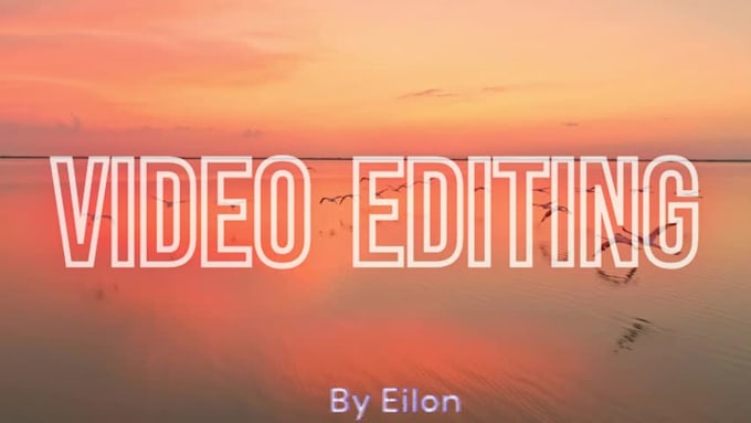 Edit your videos for low prices at high quality by Shopinski_eilon | Fiverr
