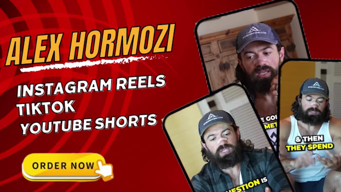 Add captions to your instagram, youtube, tiktok videos like alex hormozi by Shumailahsan | Fiverr