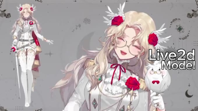 Design and rig live2d rigging, 2d vtuber model, live2d model for streaming avata by Jay_prplife ...