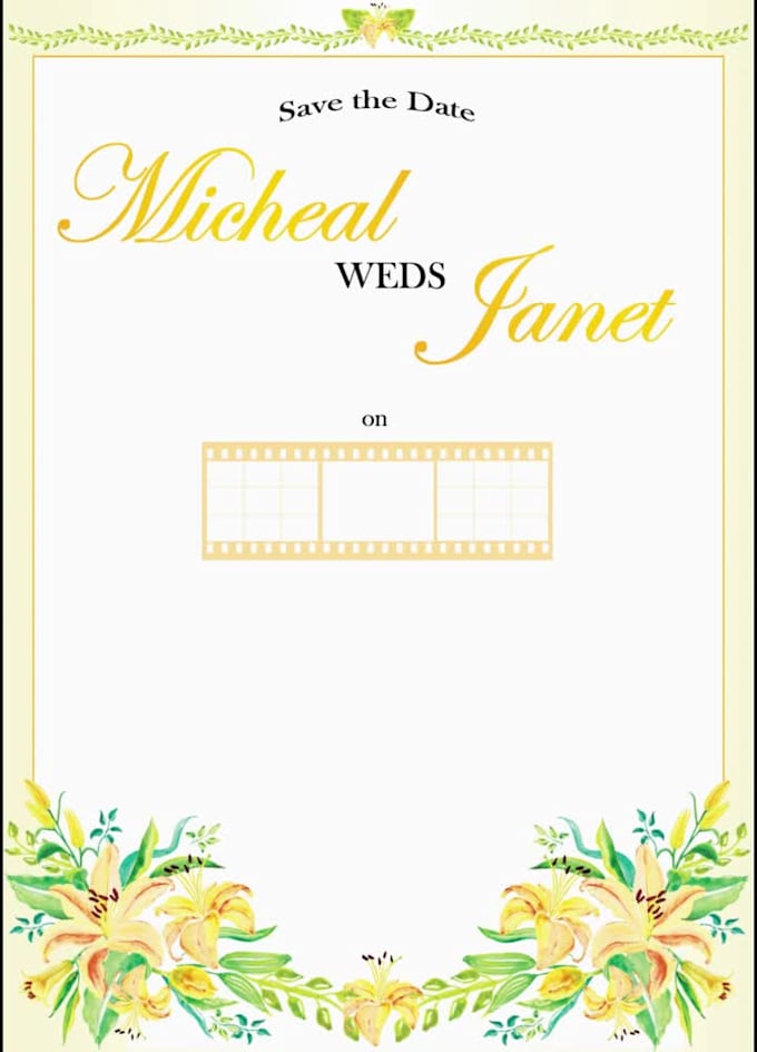 Design innovation invitation cards by Nataliajanetta | Fiverr