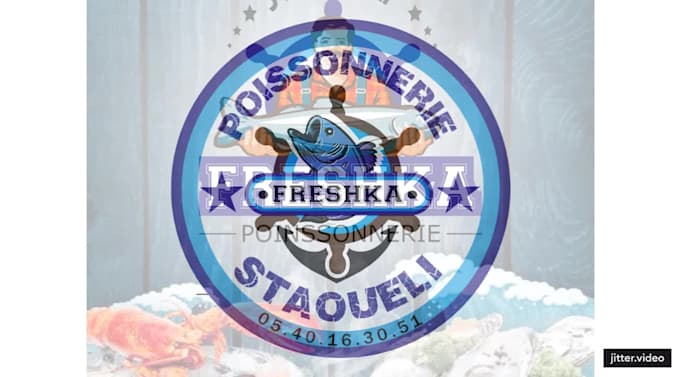 Create a perfect fishmonger logo design for your project by ...