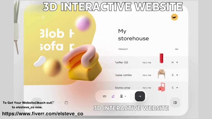Create 3d interactive website animation with threejs or gsap by Elsteve ... Create 3d interactive website animation with threejs or gsap by Elsteve ...