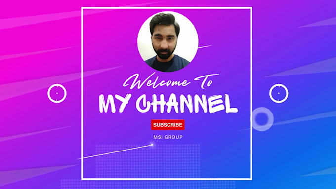 Design a youtube banner thumbnail or channel art by Shazipro | Fiverr