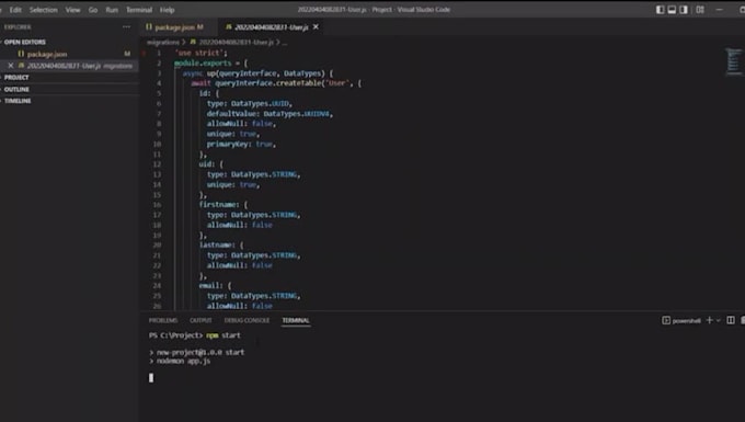 Develop backend of an application using node, sequelize and express by ...