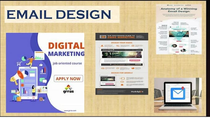 Create a branded and detailed email design by Kritipacholi | Fiverr