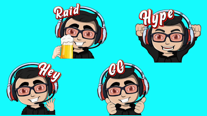 Create high quality emotes for twitch, youtube, and discord by Odes ...