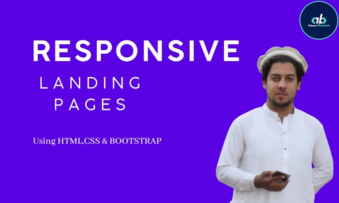 Do your html css landing page design by Tehseenullah585 | Fiverr