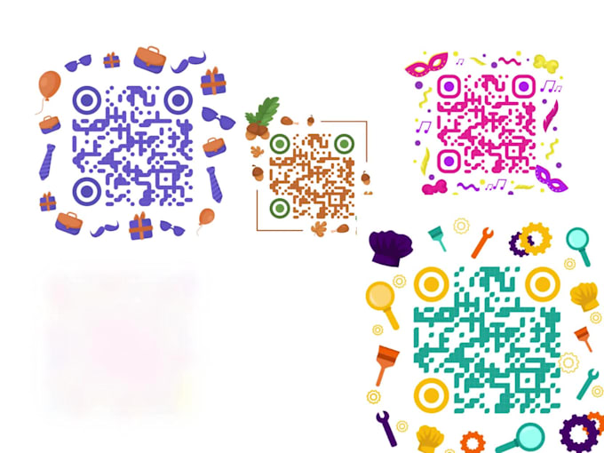 Create unique custom qr code design by Rahi055 | Fiverr