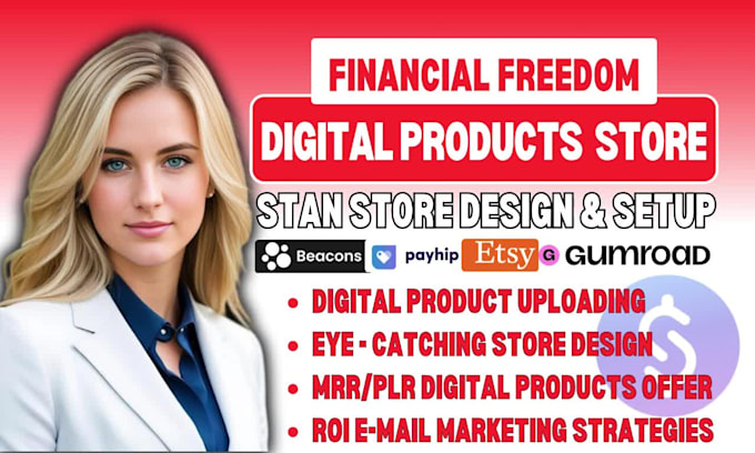 Stan store design, beacons ai store, etsy stan store, payhip store ...