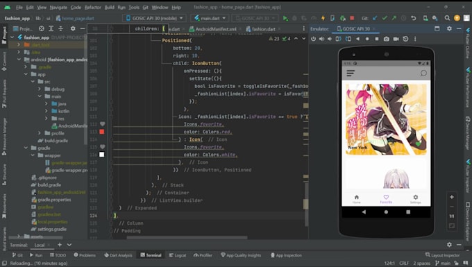Design responsive ui, fix bug, edit layout in flutter app by ...