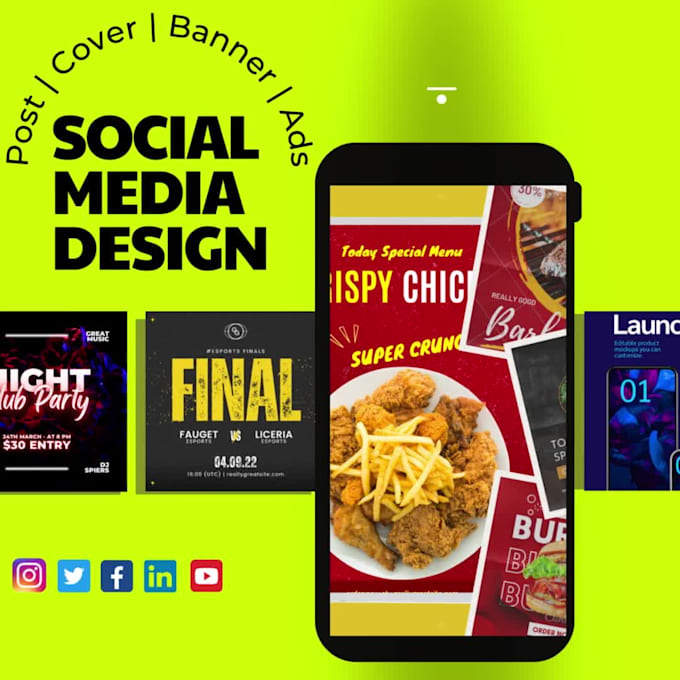 Design engaging social media posts banner and ads by Kajolrajshetty ...