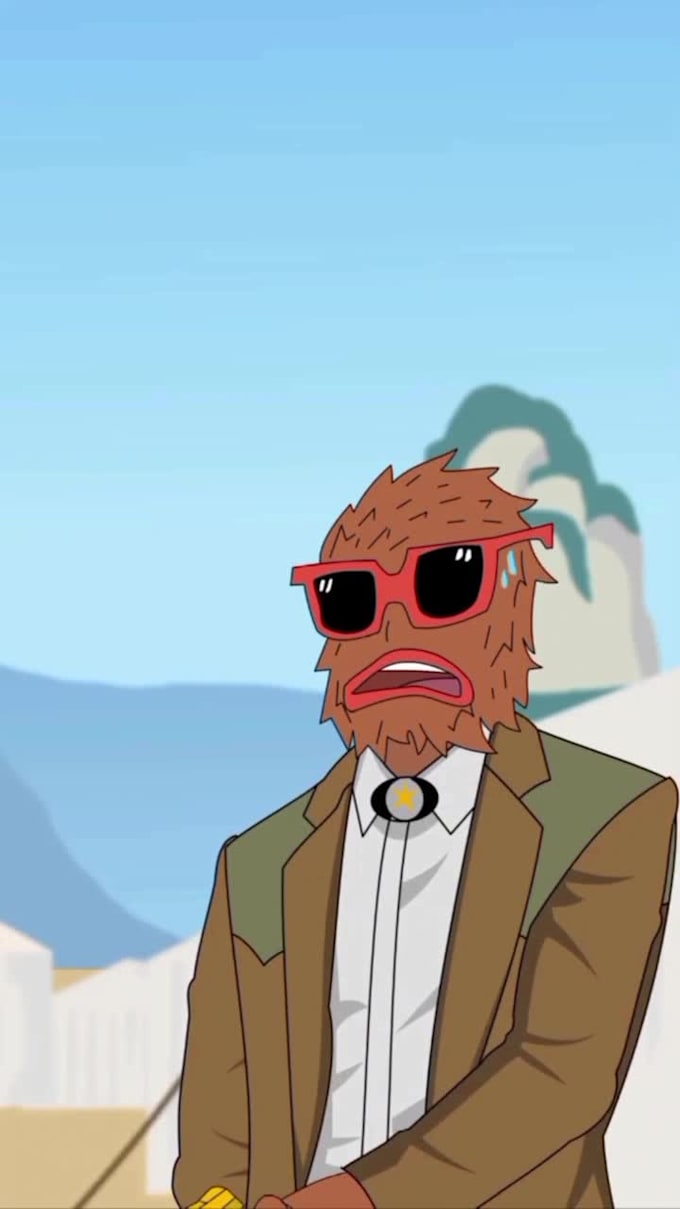 Meme coin art, crypto meme video, crypto artwork, meme art, 2d ...