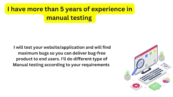 Do manual testing of your application, software and website by ...
