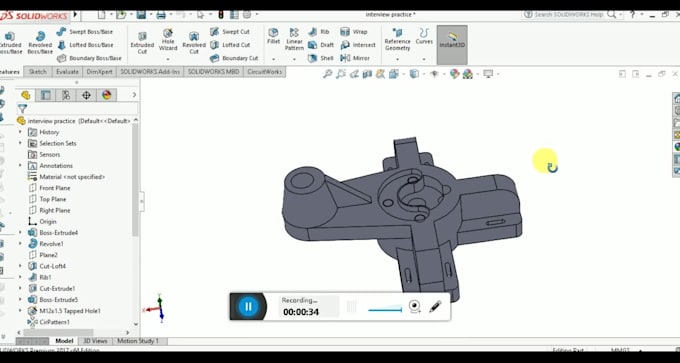 Do 3d modeling, 3d design n drawing, cad and mechanical by ...