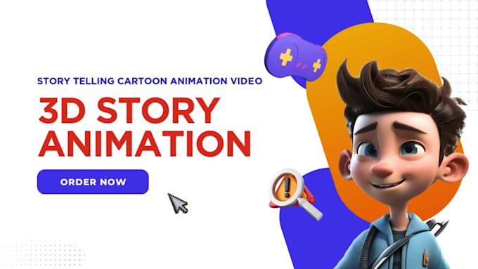 Create 3d animation story or story telling cartoon animation video by ...