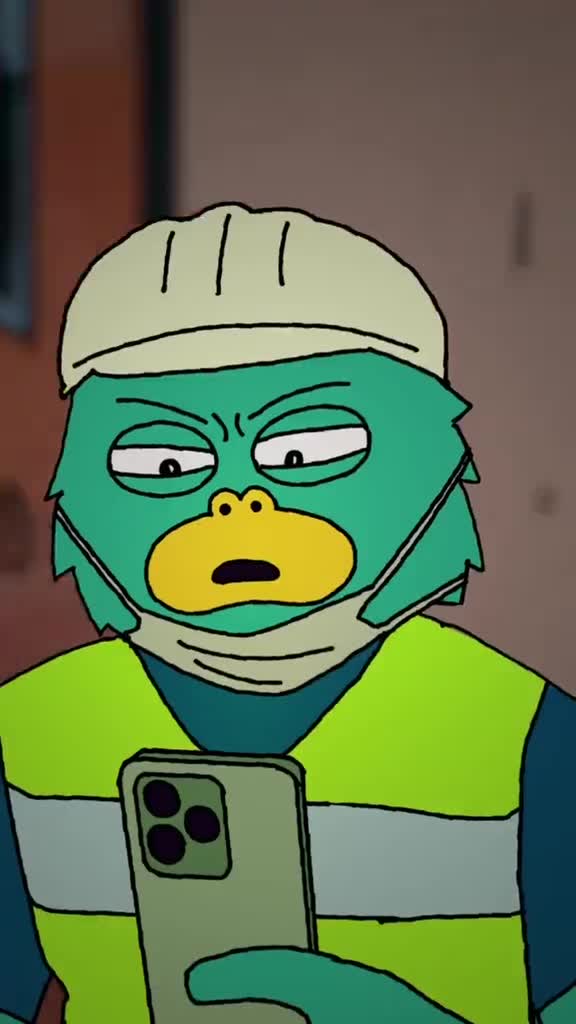 2d memecoin animation 2d crypto animation 2d meme video, funny ponke ...