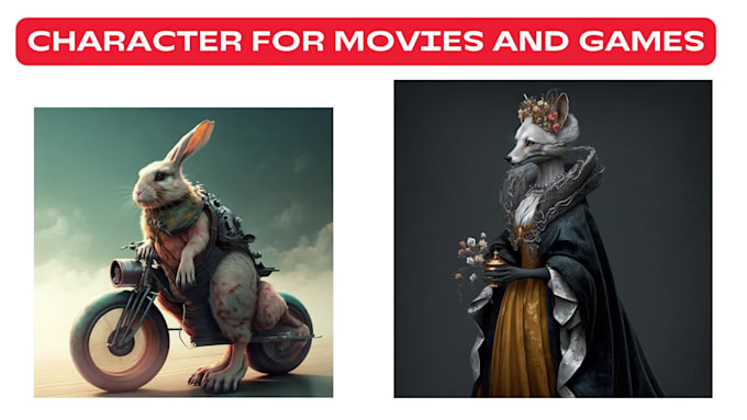 Draw movie or game character design, concept art by Jahazaibkamal | Fiverr